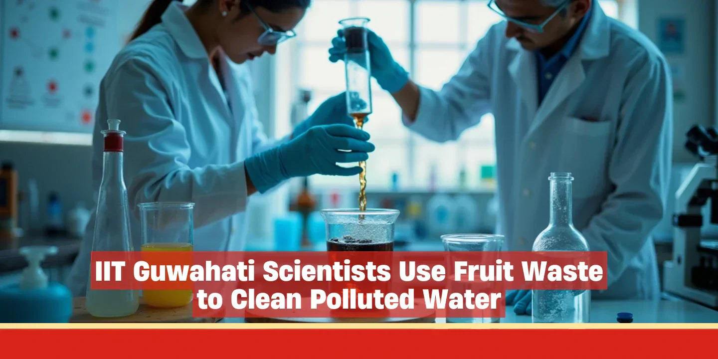 IIT Guwahati Scientists Turn Fruit Waste into Water Purifiers – 99% ...